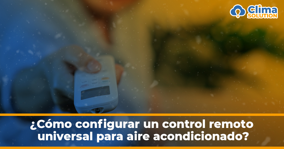 ¿Cómo configurar un control remoto universal para aire acondicionado?
